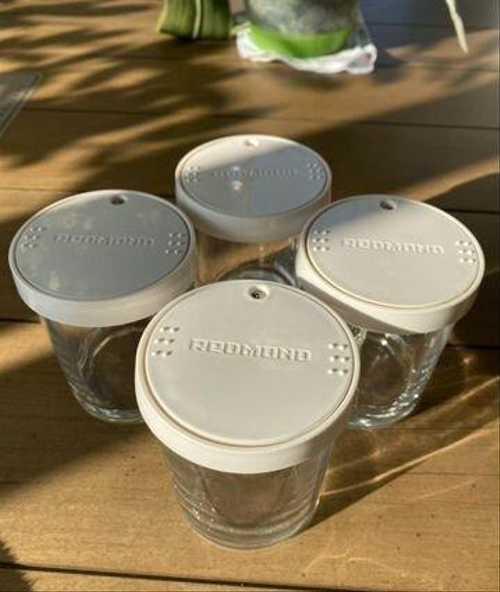 Redmond стаканы с крышками для приготовления йогур