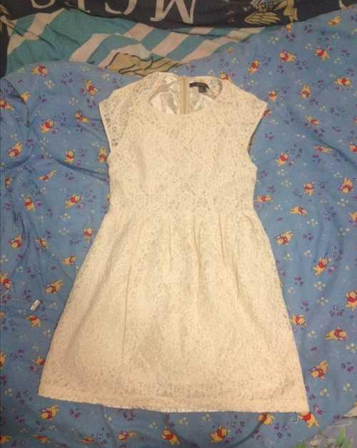 Новое белое платье forever 21