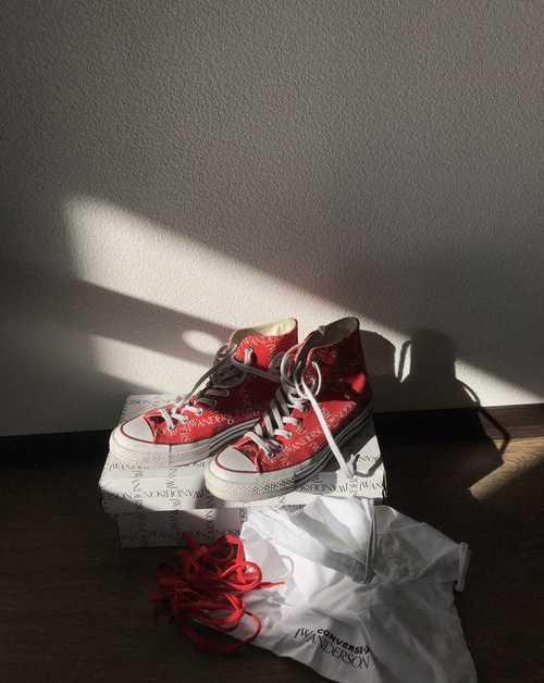 Кеды converse x jw anderson красные