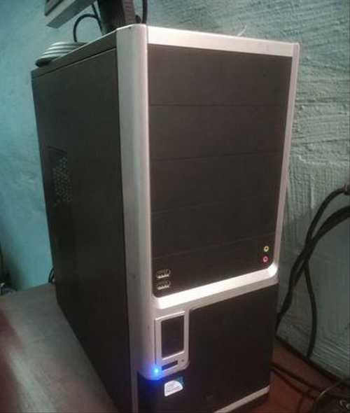 Системный блок Core2Duo E7400 4Gb 160Gb 300W ATX