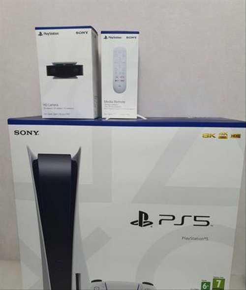 Sony playstation 5 + камера + пульт