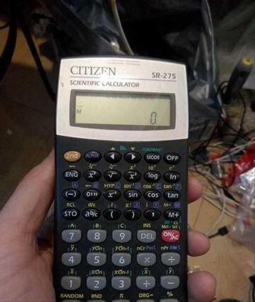 Инженерный калькулятор Citizen SR 275