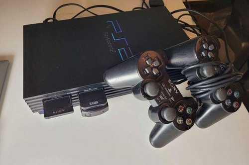 Sony playstation 2 PS2 fat + Guitar Hero