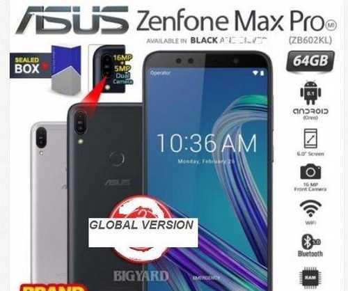 Asus ZenFone Max Pro (M1) 4/64gb Новый,запечатан