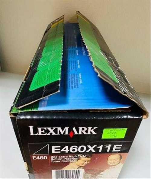 Картридж-Тонер Lexmark E460,black,orig, E460X11E б