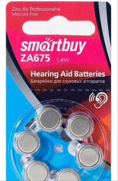 Элемент питания Smartbuy ZA675-6BL (sbza-A675-6B)
