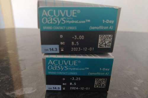 Acuvue oasys ежедневные линзы -3,00
