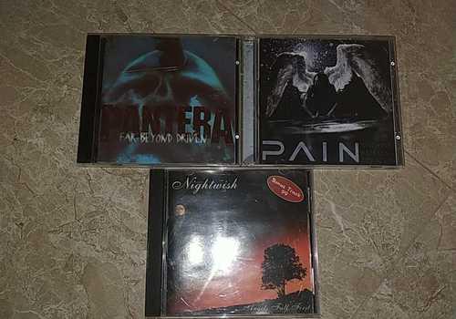 Cd групп Pantera, Nightwish, Pain