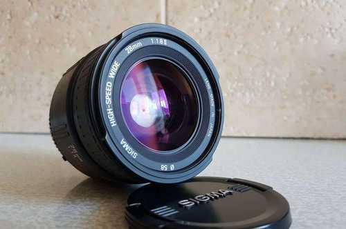 Sigma 28mm F1.8 "high speed wide AF" Aspherical ll