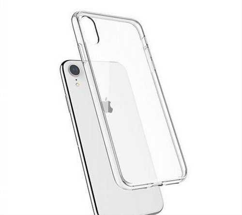 Чехол-накладка для iPhone XR Силиконовый прозрачны