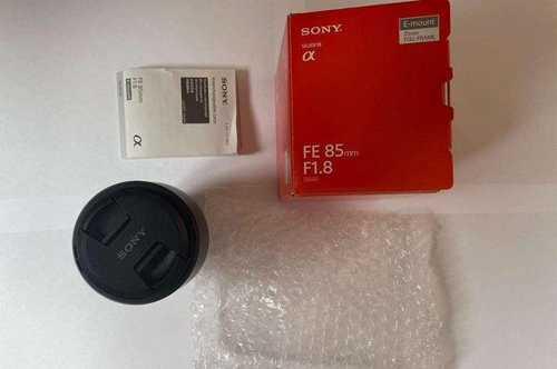 Обьектив Sony 85mm f 1.8 SEL85F18