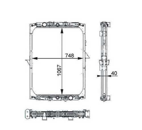 Радиатор на даф 95