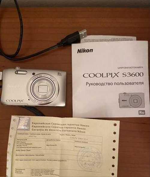 Фотоаппарат nikon coolpix s3600