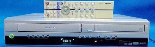 Новый комбо DVD VHS рекордер Toshiba, пишущий