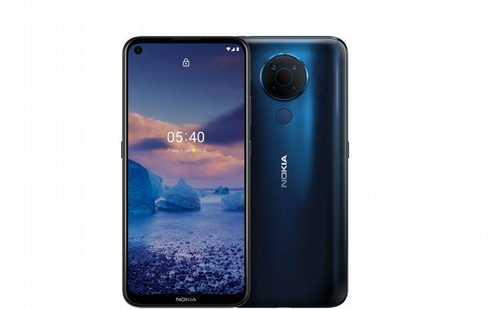 Новый Nokia 5.4 4/64 gb синий, гарантия 1 год, NFC