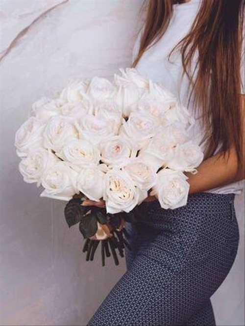 Букет цветов из садовых роз Удивляй любимых