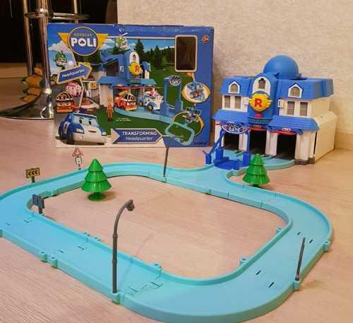 Игровой набор Robocar Poli Штаб-квартира с фигурко