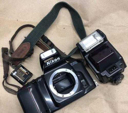 Nikon f-601 +вспышка