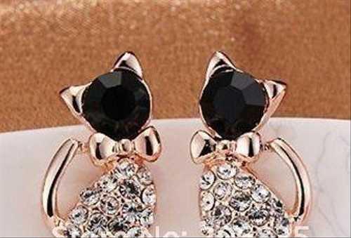 Серьги Кошки