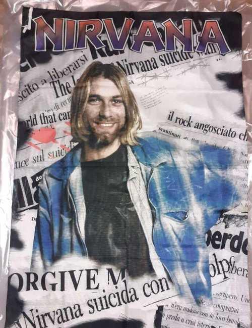Плакат/постер тканевой Nirvana