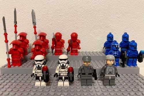 Lego минифигурки Star Wars, Ninjago, Simpsons и др