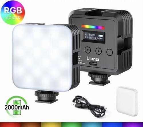 Накамерный осветитель Ulanzi VL61 RGB / видеосвет