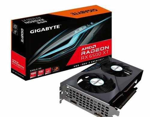 Новая, GPU GigaByte RX 6500 XT eagle на гарантии