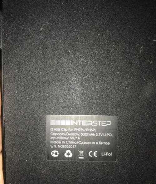 Interstep чехол-аккумулятор для iPhone 7pl/6pl