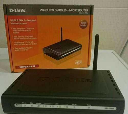 WiFi adsl роутер dlink dsl 2640U