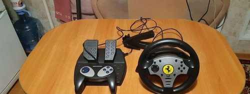 Игровой руль с педалями для пк и PS3