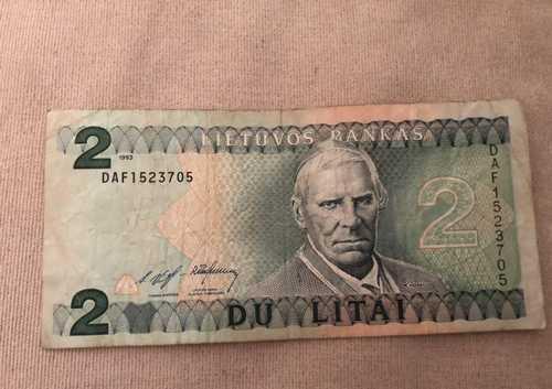 2 лит Литва 1994 год