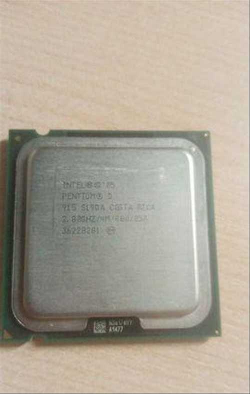 Процессор Intel pentium D 915