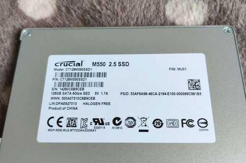 Crucial m550 2.5 ssd