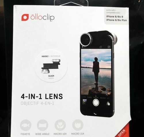 Объектив Olloclip 4-in-1 Lens для iPhone 6/6S/Plus