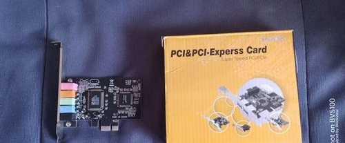 Звуковая карта PCI-E C-Media CMI8738-SX pcie x1