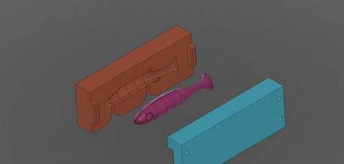 3d модели приманок под литье силиконом