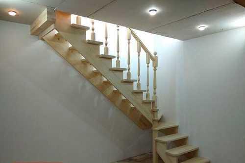 Деревянная лестница по индивидуальным размерам