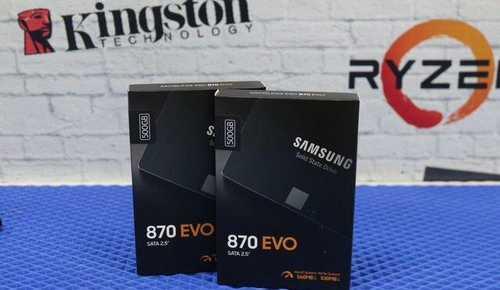 SSD твердотельный накопитель Samsung 870 EVO 500Gb