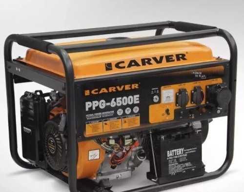 Бензогенератор Carver PPG-6500E (5,5 кВт)