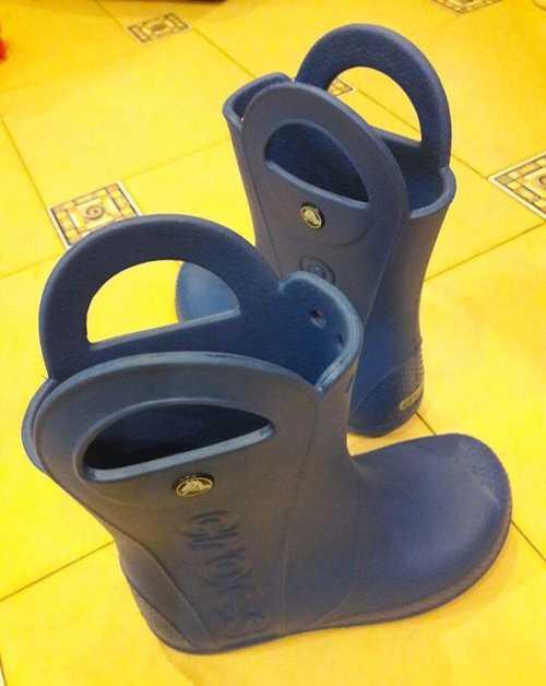 Новые резиновые сапоги crocs 33-34 разм