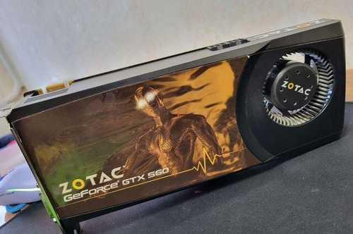 GTX 560 1GB Zotac артефакты