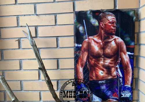 Картина на досках Nate Diaz