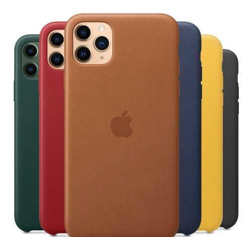 Кожаный чехол Leather case для iPhone11/11 Pro/Max