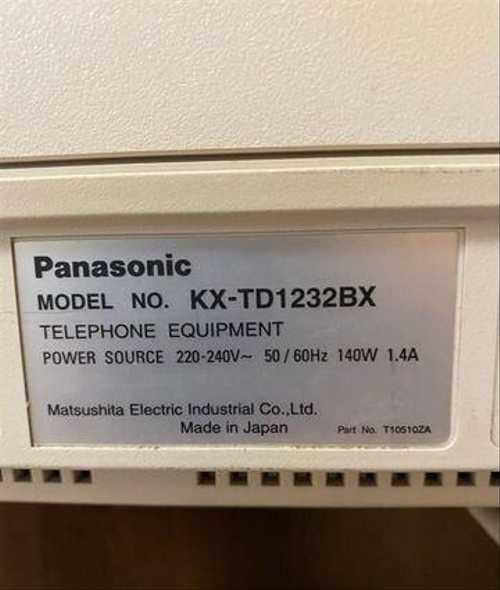 Мини-ATC Panasonic KX-TD1232BX