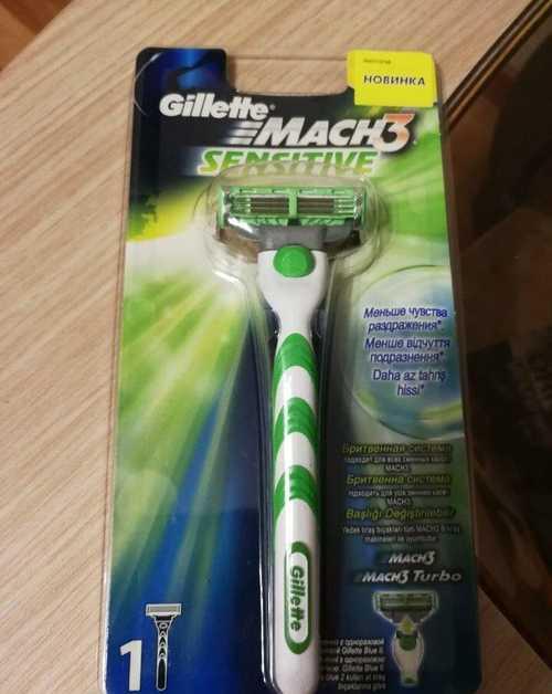 Станок Gillette mach3 sensitive