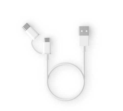 Кабель 2 in 1 USB Type-C/Micro Xiaomi ZMI 100 см