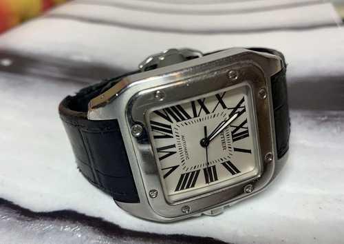 Cartier santos 100 XL automatic steel 2656