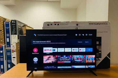 Телевизор Haier 32” AndroidTV wifi Безрамочный
