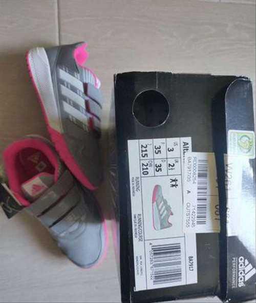 Кроссовки для девочки adidas 34 размер