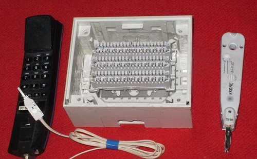 Телефонный кросс krone на 30 пар, комплект
